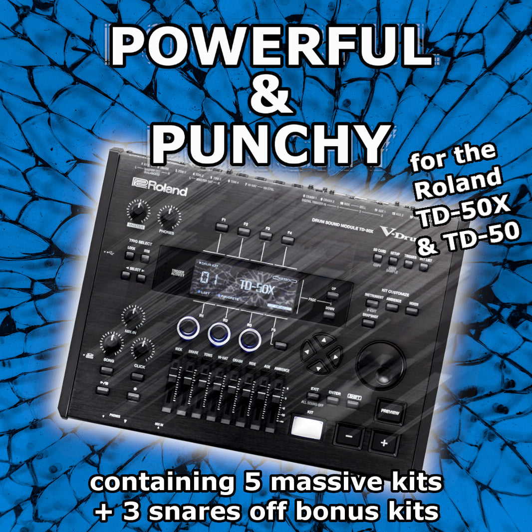 Roland TD-50X Custom Kits – The eDrum Workshop
